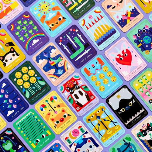 Jual Mystic Cats Tarot: 78-Card Deck & Guidebook by Michelle Romo ...