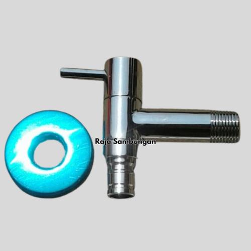 Jual Kran T Shower 1/2 Inch Cabang 2 Kepala Engkol Keran Penghubung ...