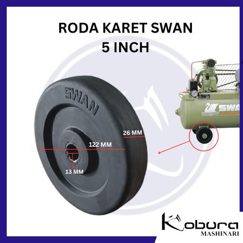 Jual Roda Karet Kompressor SWAN 5" Inch Original Asli SWAN Kompressor ...