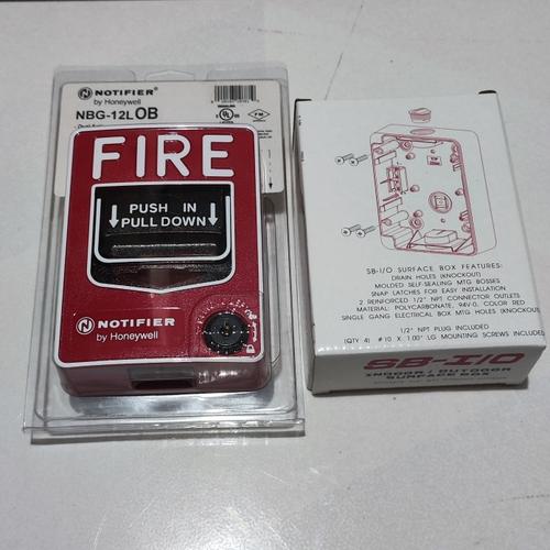 Jual NOTIFIER NBG-12LOB Dual-action Pull Station with Key Lock with ...