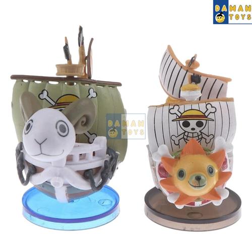 Jual Miniatur Kapal One Piece Going Merry Thousand Sunny Figure Ship ...