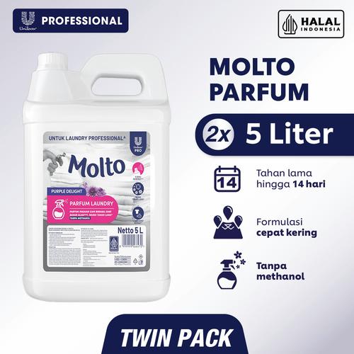 Promo Molto Parfum Laundry Professional Purple Delight Jerigen 5L (X2) - Kota Tangerang ...