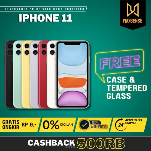 Jual Apple iPhone 11 64GB 128GB 256GB Second iBox Original Fullset ...