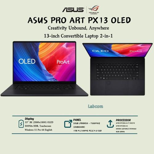 Jual ASUS PROART PX13 OLED HN7306 AMD RYZEN AI 9 HX 370 32GB RAM 1TB ...