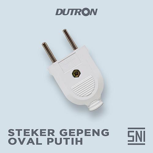 Jual DUTRON Steker Gepeng Kepala Colokan Listrik Hitam Putih Besar SNI ...