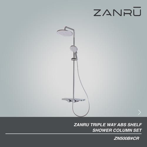 Promo ZANRU 3 way Shelf Column Set ZN500B | Shower Column - Shower ...