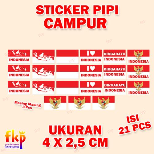 Jual Fun Kids Party Sticker Hut Ri / Stiker Pipi / Sticker Dirgahayu ...