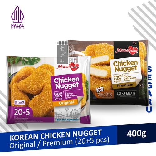 Promo MamaSuka Korean Chicken Nugget Original 400gr | Mamasuka Premium ...
