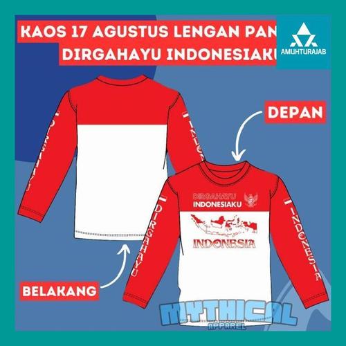 Jual Amuh" Edisi 17 Agustus Kaos Dirgahayu Indonesiaku Kaos Tshirt Merah Putih Spesial Hut Ri 17 ...