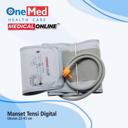 Jual MANSET TENSIMETER DIGITAL DEWASA UKURAN XL ONEMED 22-45CM MANSET ...