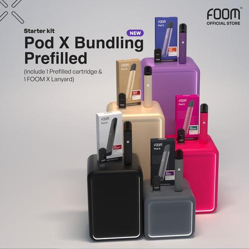 Jual Foom Pod X Bundling Prefilled - ABSOLUTE BLACK, TEA - Kota Bandung ...