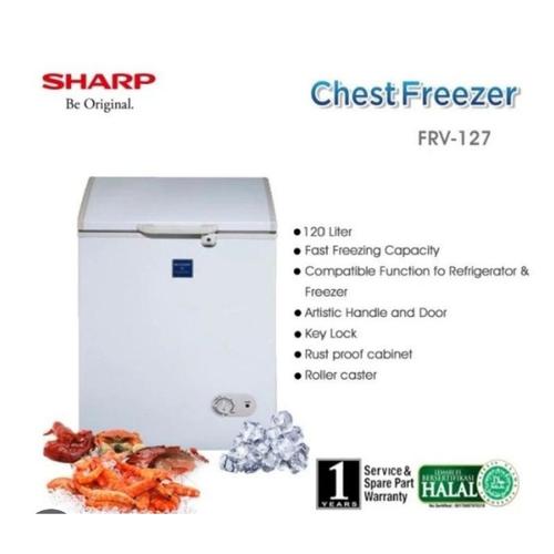 Jual Sharp Chest Freezer Lemari Pembeku Artistic Handle & Door 120 ...