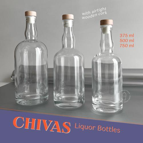 Jual Botol kaca seri CHIVAS liquor bottle - botol kaca liquor seri ...