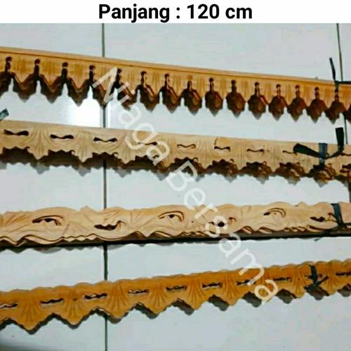 Jual Ukiran Kayu Tempel 120 cm Aneka Motif Ornamen Ukir - Lung - Kab ...