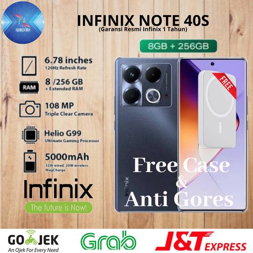 Jual Infinix Note 40S NFC Ram 8GB Rom 256GB 8/256GB Garansi Resmi 1 ...