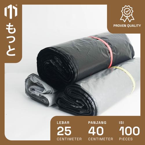 Jual Plastik Polymailer Ukuran 25 x 40 CM Warna Hitam / Putih / Silver ...