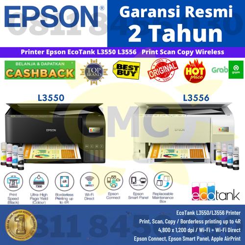 Jual Printer Epson L3550 L3556 Multifungsi Print Scan Copy Wireless ...