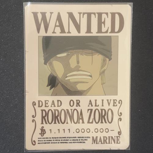 Jual OnePiece x Chatime Roronoa Zoro Foil limited edition tcg - Kota ...