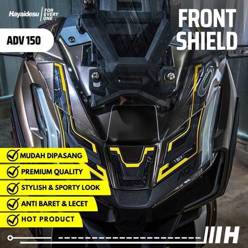 Promo Hayaidesu Honda ADV Front Shield Body Protector Cover - Hitam ...