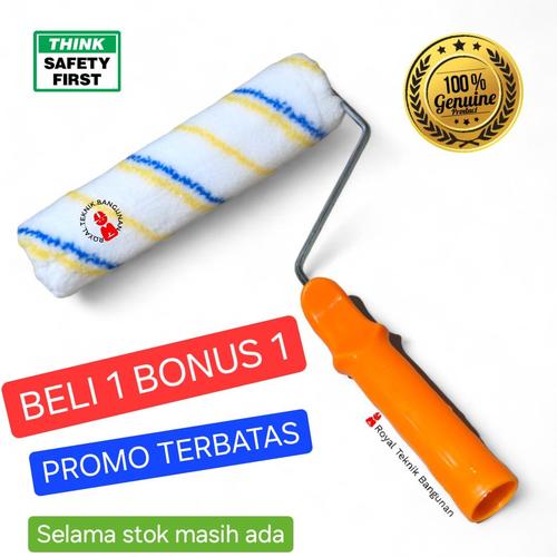 Jual Kuas Roll Copot Cat Tembok 9" inch Besar BRUSH KING / Premium ...