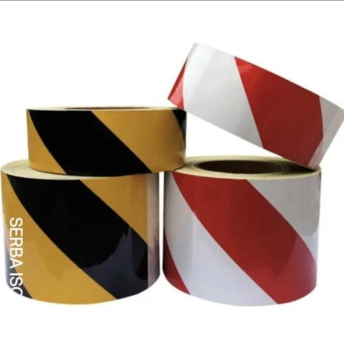 Jual Sticker - Reflective, KUNING HITAM & MERAH PUTIH, Size 5cm × 45 ...