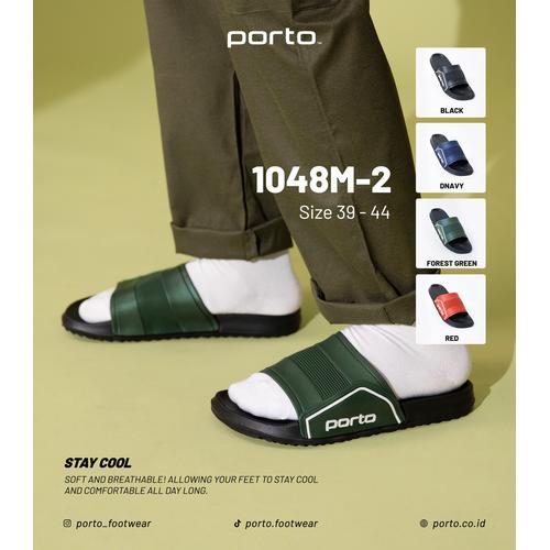 Promo Porto 1048M- Sandal Pria Slide Sendal Selop Harian Model Trendy ...