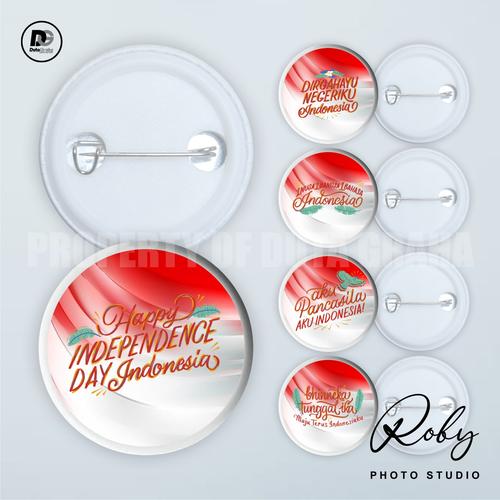 Jual [PIN PRESS] TEMA KEMERDEKAAN Pin Bros Aksesoris Souvenir MERAH ...
