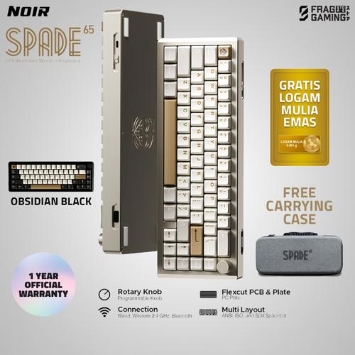 Jual Noir Spade65 65% Spade 65 Aluminum Wireless Mechanical Keyboard ...