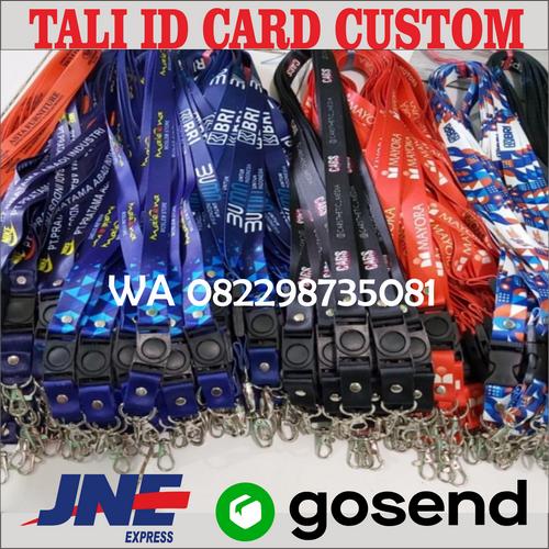 Jual name tag/tali lanyard/tali leher/tali id card/tali gantungan leher ...