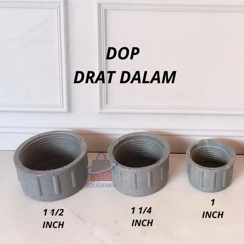 Jual Dop Drat Dalam 1" inch Pvc - Jakarta Utara - Soligenku | Tokopedia
