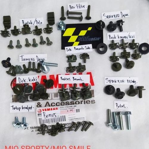 Jual baut scrub full set body Yamaha Mio sporty Mio smile - Jakarta ...