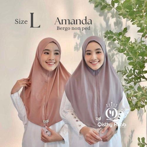 Jual 𝐐𝐈𝐒𝐓𝐇𝐘 𝐇𝐈𝐉𝐀𝐁 - AMANDA SIZE L | Hijab Instan Daily NONPED Premium ...