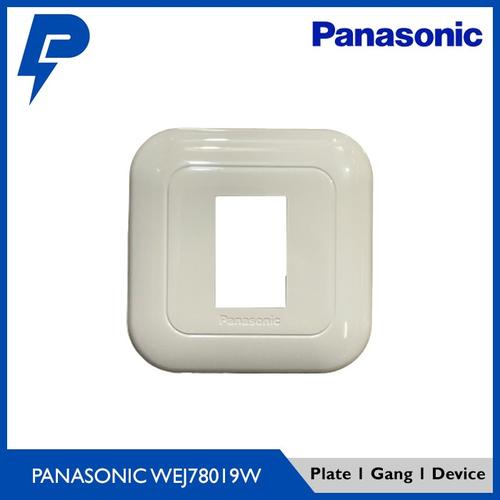 Jual Plat Engkel 78019 / Panasonic WEJ 78019 W Frame 1 Gang 1 Device ...