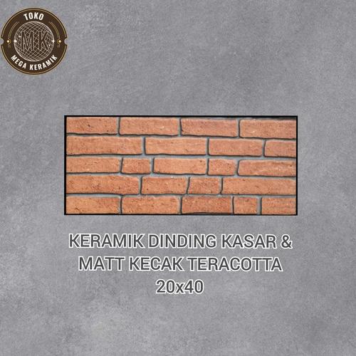 Jual Keramik Dinding Kasar & Matt Kecak Teracotta 20x40 - Jakarta Utara ...