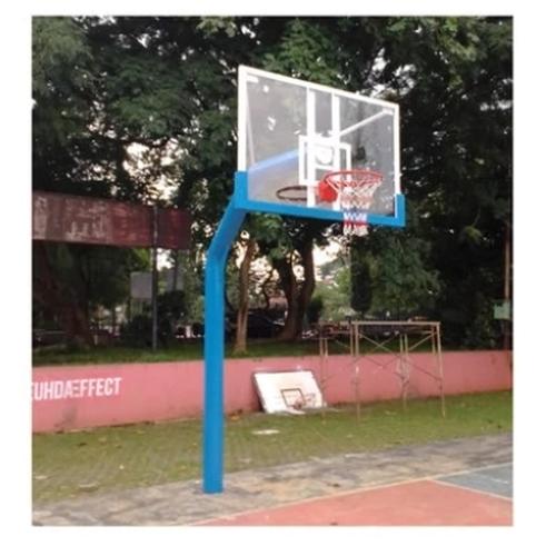 Jual Tiang Basket Tanam Standar Perbasi Papan Pantul Aklirik Ring ...