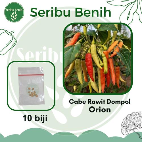 Jual 10 Benih Cabe Rawit Dompol ORION F1 - Bibit Cabai Setan Merunduk ...