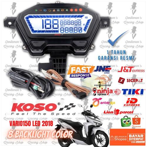Jual Speedo Speedometer KOSO REMORA new VARIO 125 150 160 2018 2024 ...
