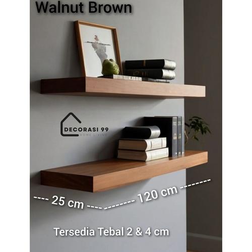 Promo Ambalan dinding Panjang variasi 80, 100, 120 cm, Lebar 25 cm ...