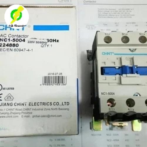 Jual Kontaktor Chint NC1-5004 22kW 80A Contactor - 400V - Jakarta Barat - Listrik Nusantara ...