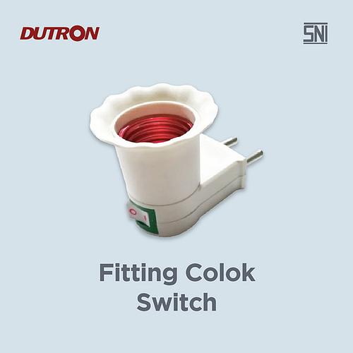 Jual DUTRON Fitting Colok Lampu Fiting Piting Saklar Switch Tombol E27 SNI - Jakarta Barat ...
