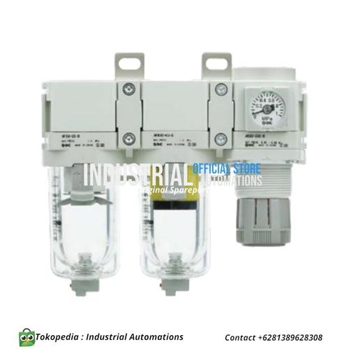 Jual SMC AC30C-02E-D (1/4") Air Filter+Mist Separator+Air Regulator ...