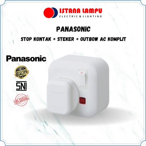 Jual Panasonic Stop kontak + steker + outbow Ac komplit - Kota Semarang ...