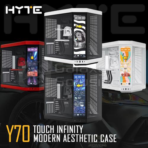 Promo HYTE Y70 TOUCH INFINITE Tempered Glass Mid Tower ATX Gaming Case ...
