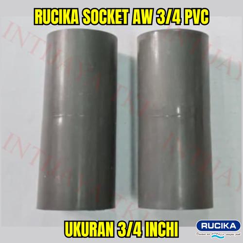 Jual Socket Fitting Pipa PVC Paralon AW Ukuran 3/4 Inchi Original ...
