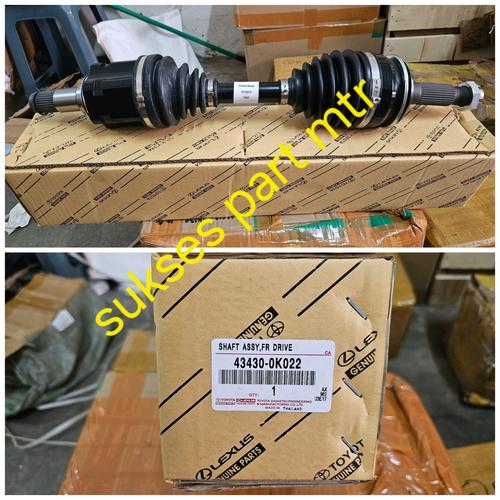 Jual cv joint/drive shaft assy hilux vigo atau fortuner 43430-0k022 ...