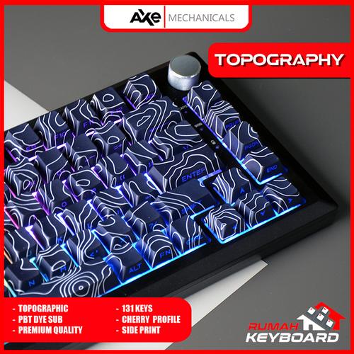 Jual KEYCAP - KEYCAPS - CHERRY - TOPOGRAPHIC - TOPOGRAPHY - PBT - DYE ...