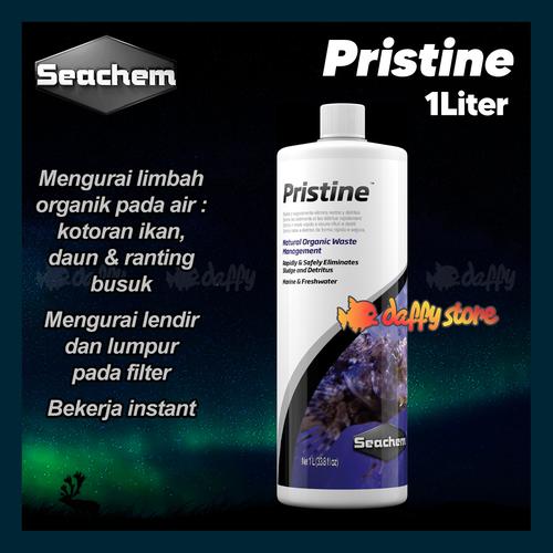 Jual Seachem PRISTINE 1 Liter bakteri starter pengurai limbah chamber akuarium kolam - Kota ...