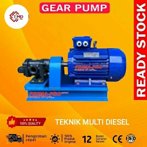 Jual Gear Pump PRIMAPRO GL 25-5 + Motor 1.5Kw 2Hp 380V Gear pump PRIMA ...