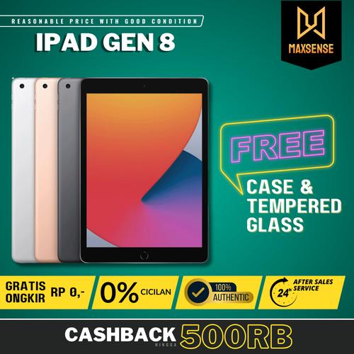 Jual iPad 8 7 6 5 128GB 32GB WiFi Only Wifi Cell Fullset Second Resmi Apple - iPad 8, WIFI ONLY ...
