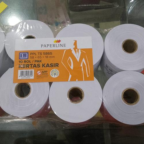 Jual Kertas Telstruk /Kertas Kasir Uk 58x65x18mm Paperline - Kota ...